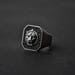 Lion Octagon Stamp Ring Lion Ring Statement Ring Lion - Etsy Israel