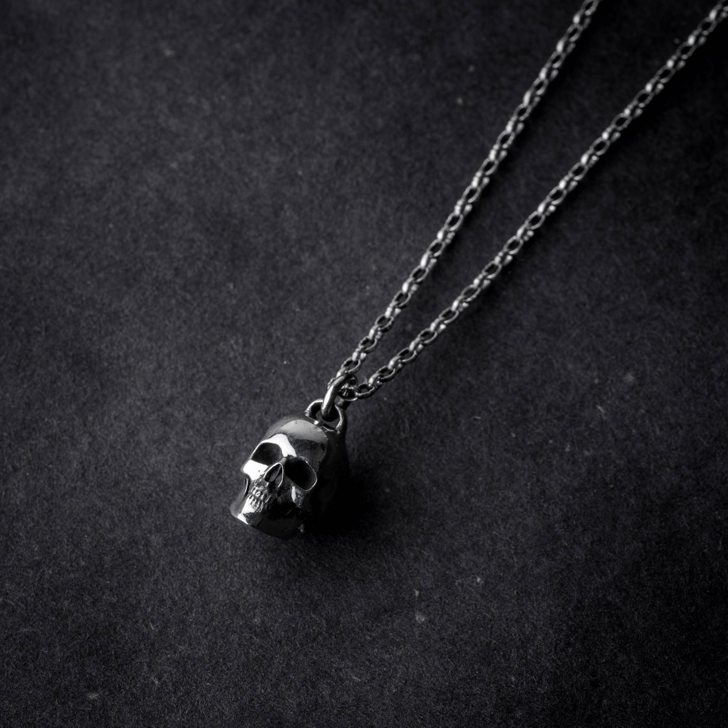 3D Skull Necklace Skeleton Necklace Silver Skull Skull - Etsy