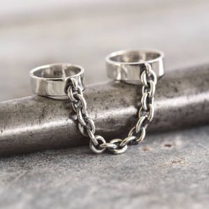 Double Chain Ring - Etsy