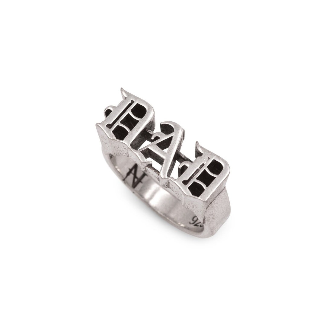 Old English DAD Ring | Father's Day Present | Father's Day Gift ...