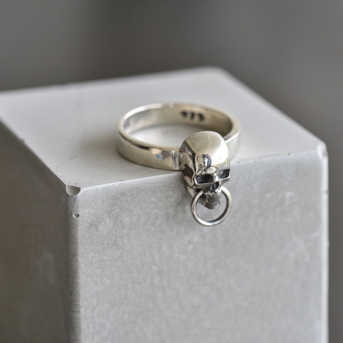 Skull Head Ring | Sterling Silver Skull | Handmade Skull Ring | Skull ...