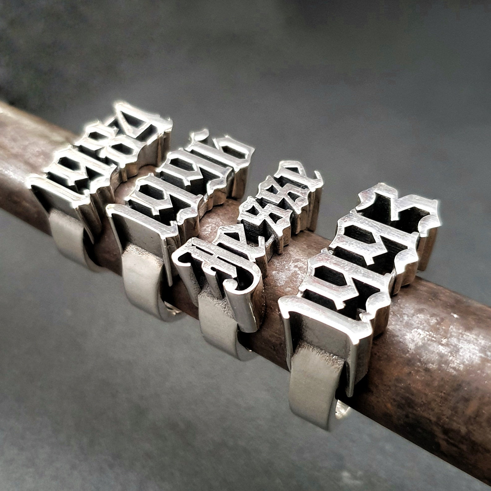 Old English Year Ring - Etsy