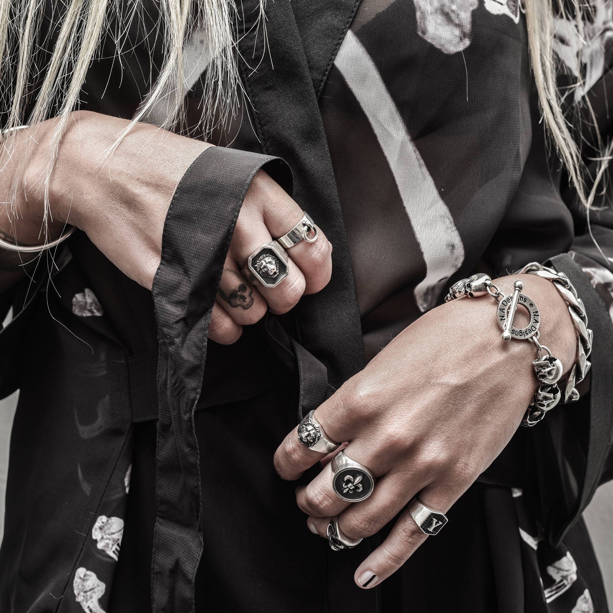 Lion Octagon Stamp Ring Lion Ring Statement Ring Lion | Etsy