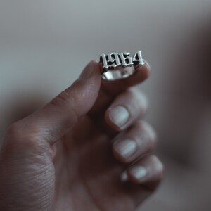 Old English Year Ring - Etsy