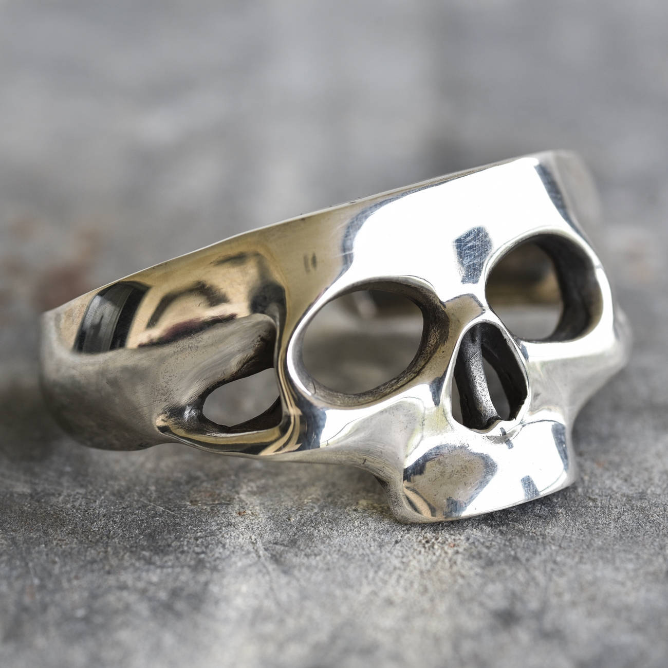 Skull Cuff Bracelet | Massive Skull Bracelet | Heavy Skull Bracelet ...