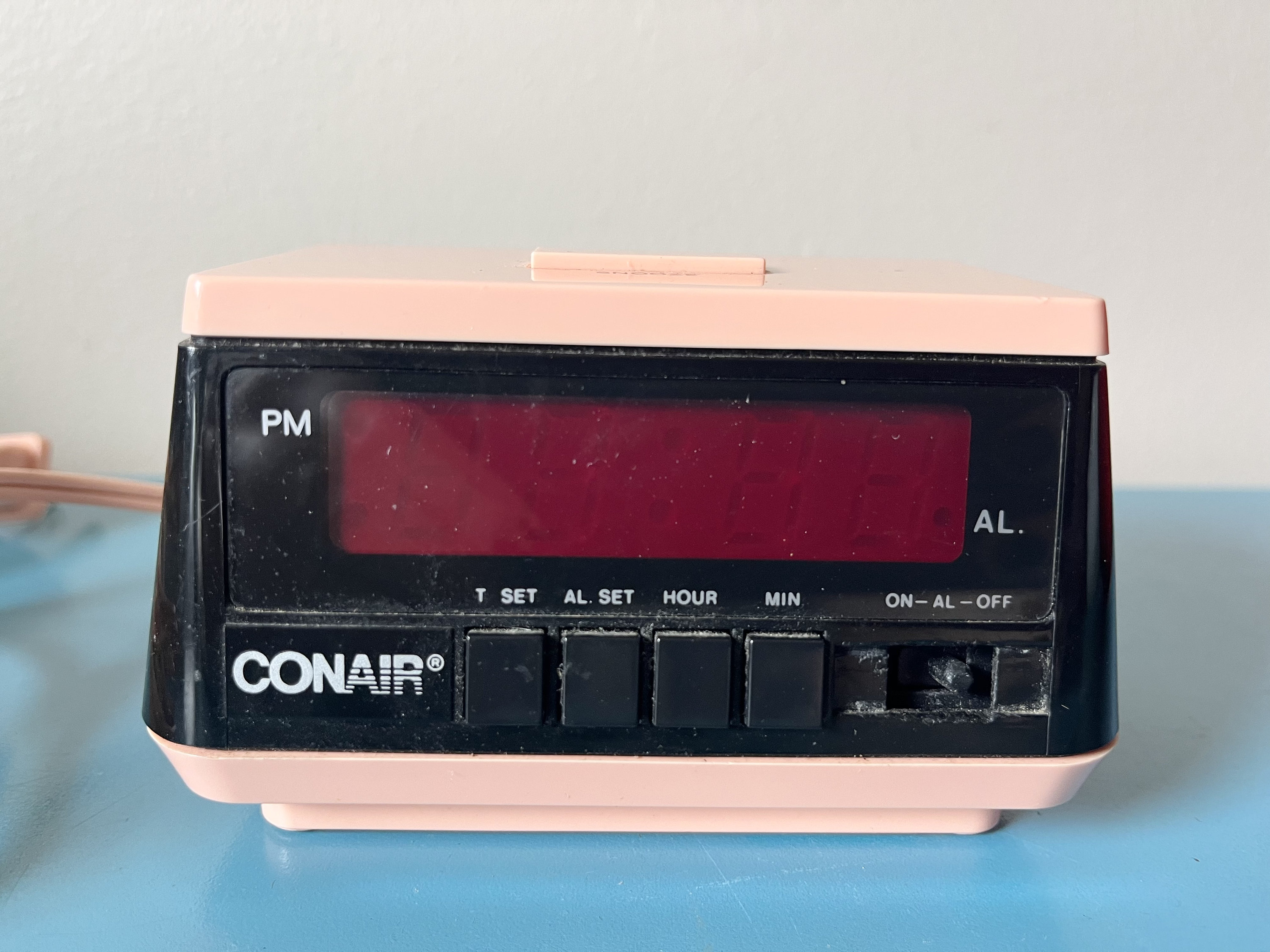 Vintage Conair Electric Alarm Clock Pink, 90s Clock Retro - Etsy