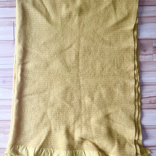 Mustard Blanket - Etsy