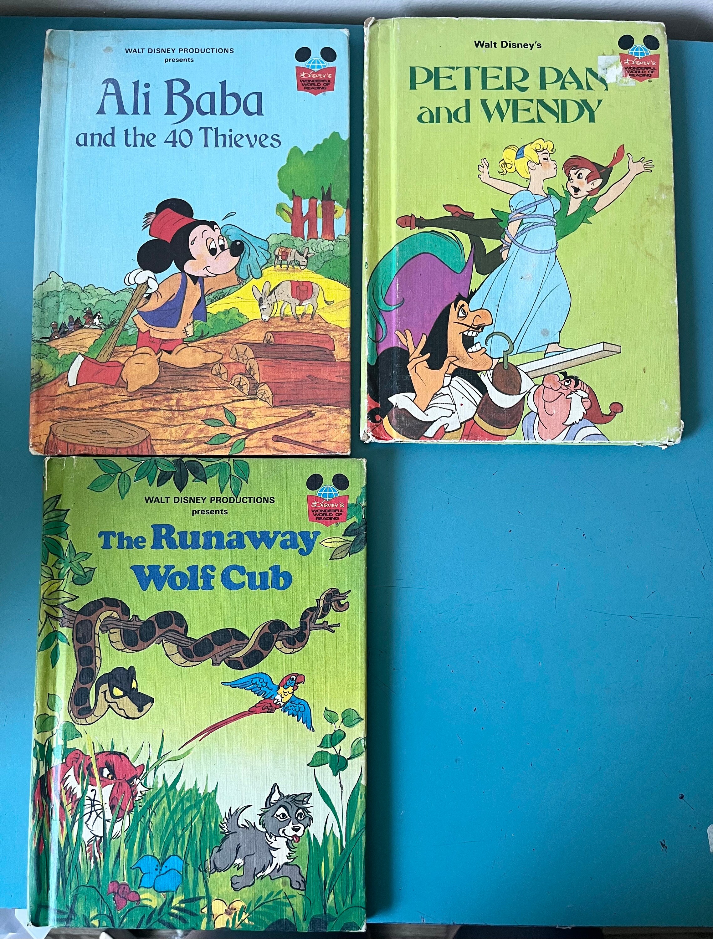 Vintage Disney Picture Books Set of 7 Wonderful World of - Etsy