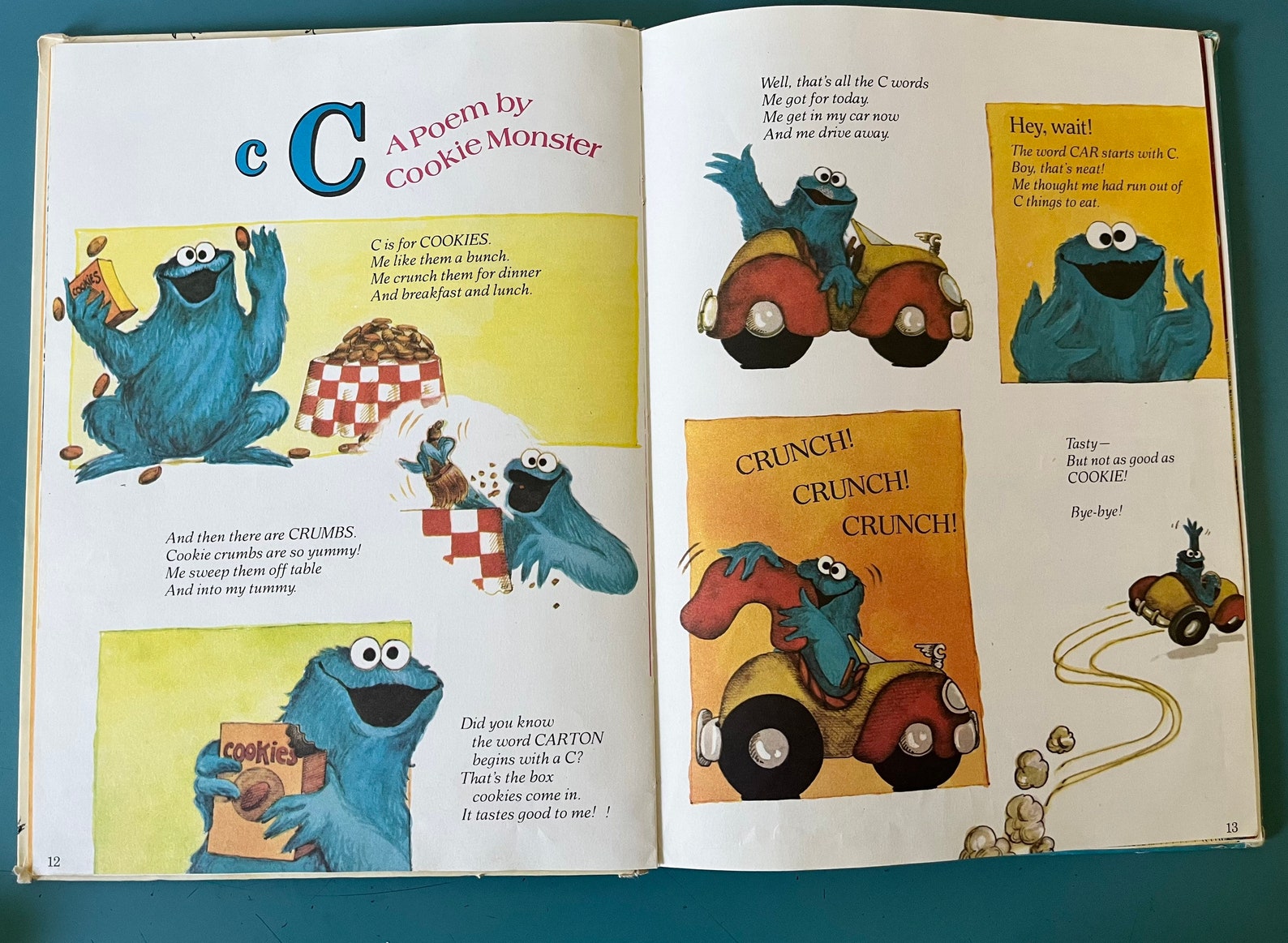 Vintage Sesame Street ABC Storybook 1974 Sesame Street Book - Etsy