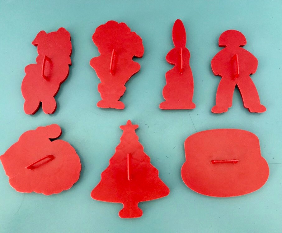 Vintage Tupperware Cookie Cutters, Holiday Shapes, Tuppercraft, Retro ...