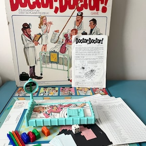 Vintage Doctor Doctor Board Game, 1978 Ideal Toy Company - Etsy
