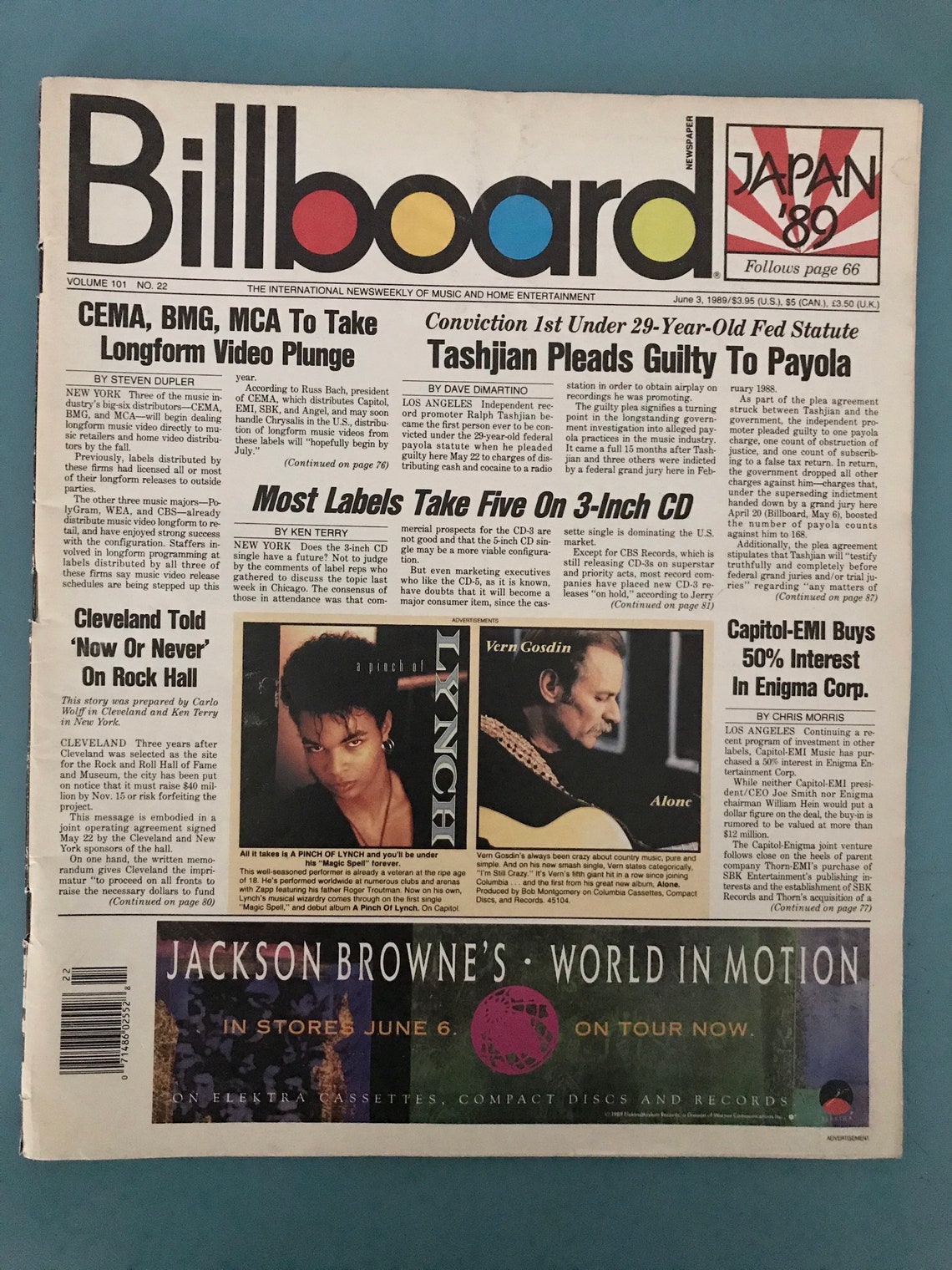 Vintage revista Billboard junio 1989 número completo música - Etsy España
