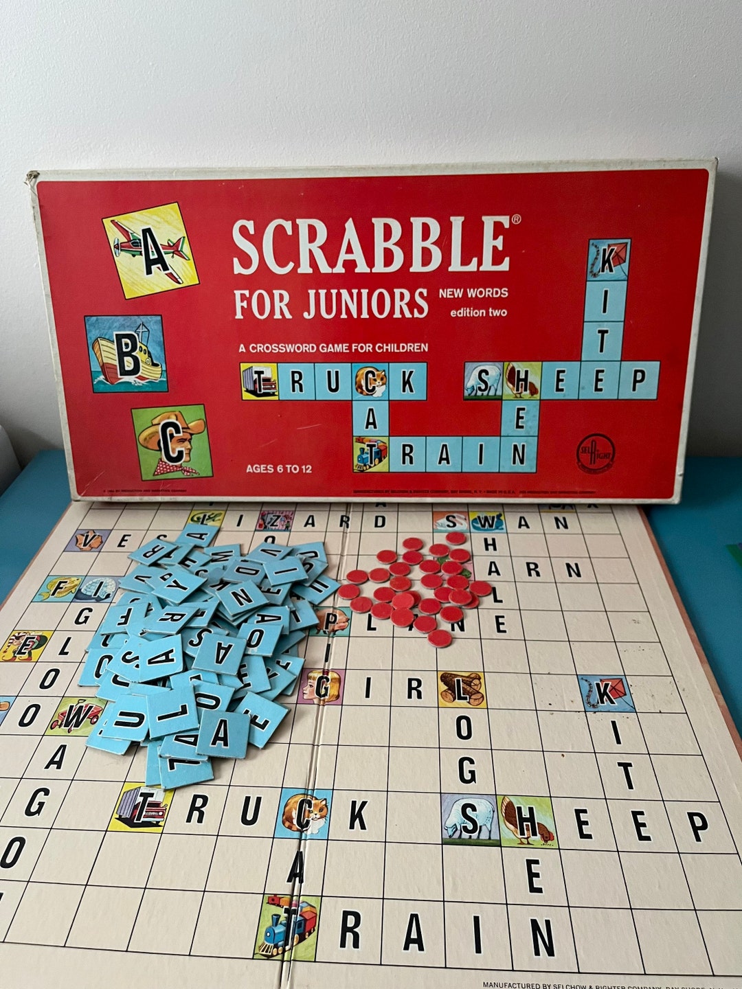 Scrabble Junior Board Game - New Version With Two Learning Levels For ...