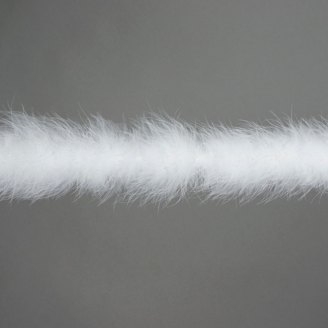 WHITE Marabou Feather Boa Heavy Weight 25 Gram 2 Yards for DIY Art ...