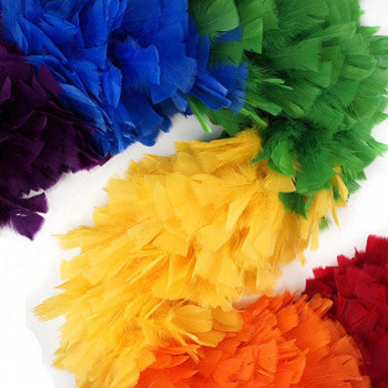 PRIDE Parade Feather Boa - Large Rainbow Pride Feather Boa, Carnival ...