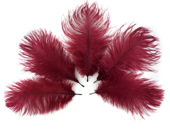 Faux Ostrich Feather Stems Black Fake Ostrich Feathers Faux - Etsy