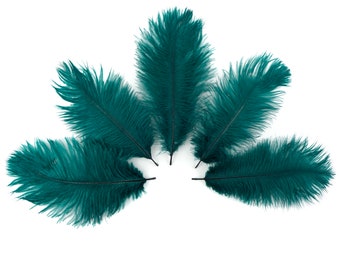 Faux Ostrich Feather Stems, Black Fake Ostrich Feathers, Faux Pampas ...