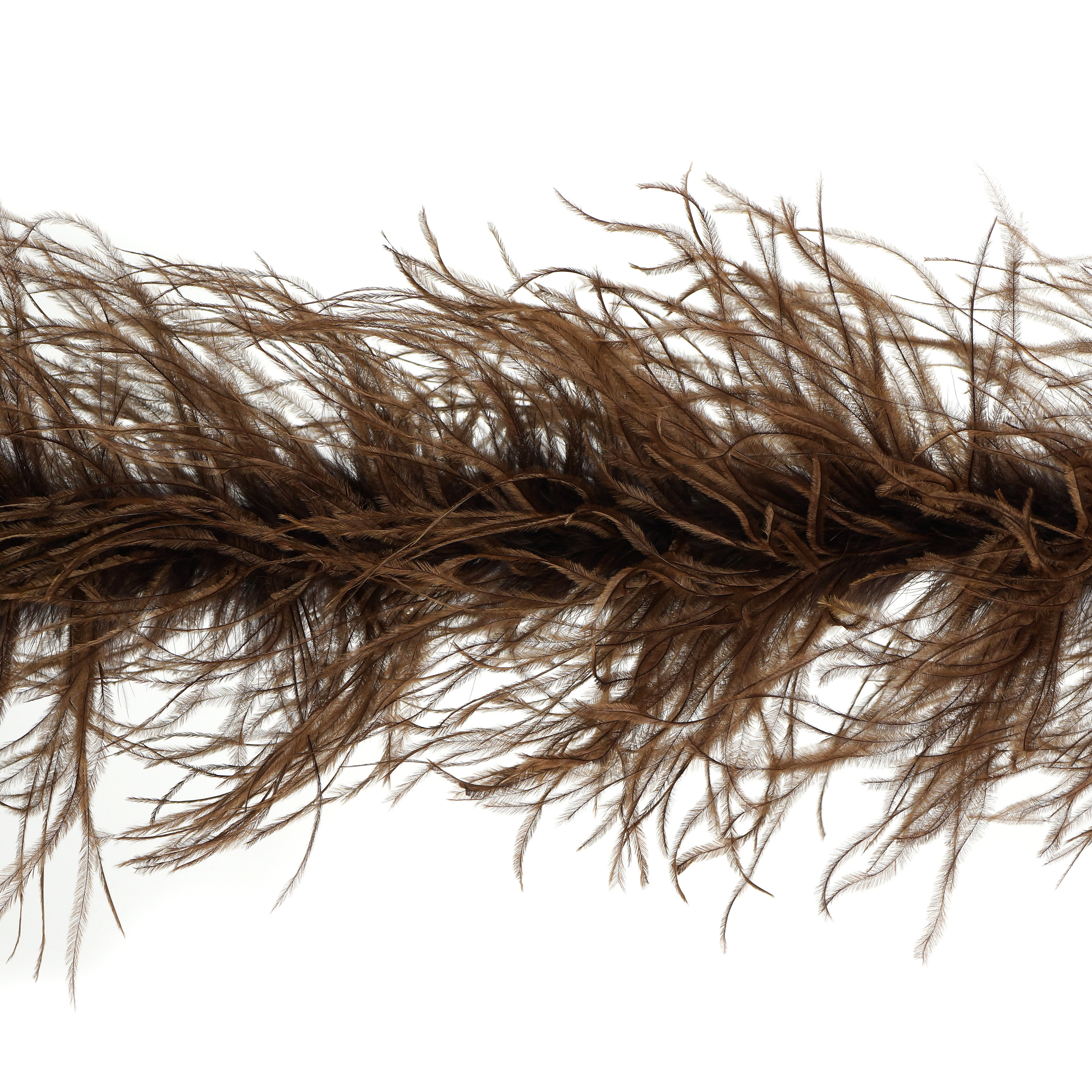 2 Ply Ostrich Feather Boa BROWN 2 Yards for Fashion - Etsy