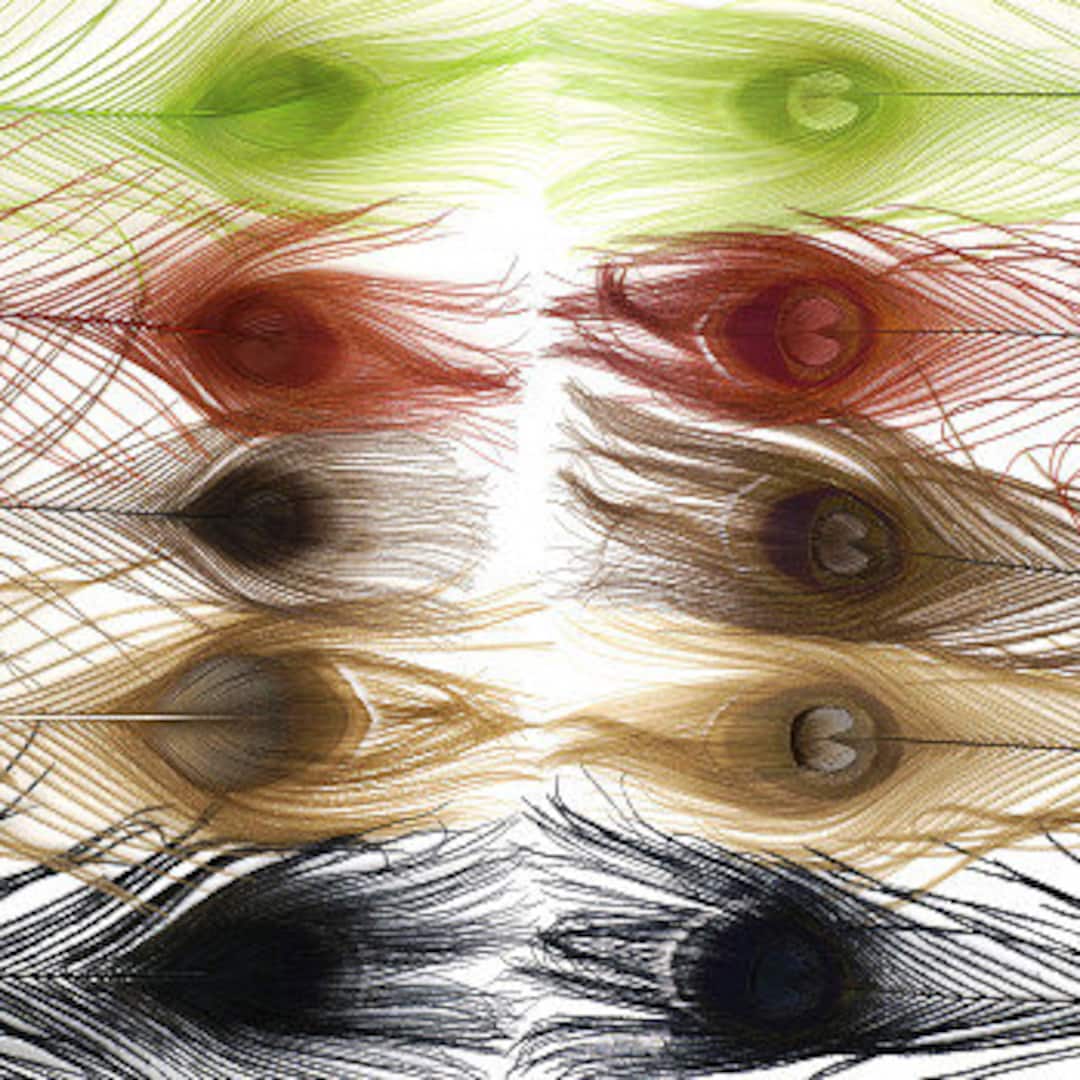 BULK Mix Bleach Dyed Peacock Tail Feather 100 Pieces, 8-15" VINTAGE ...