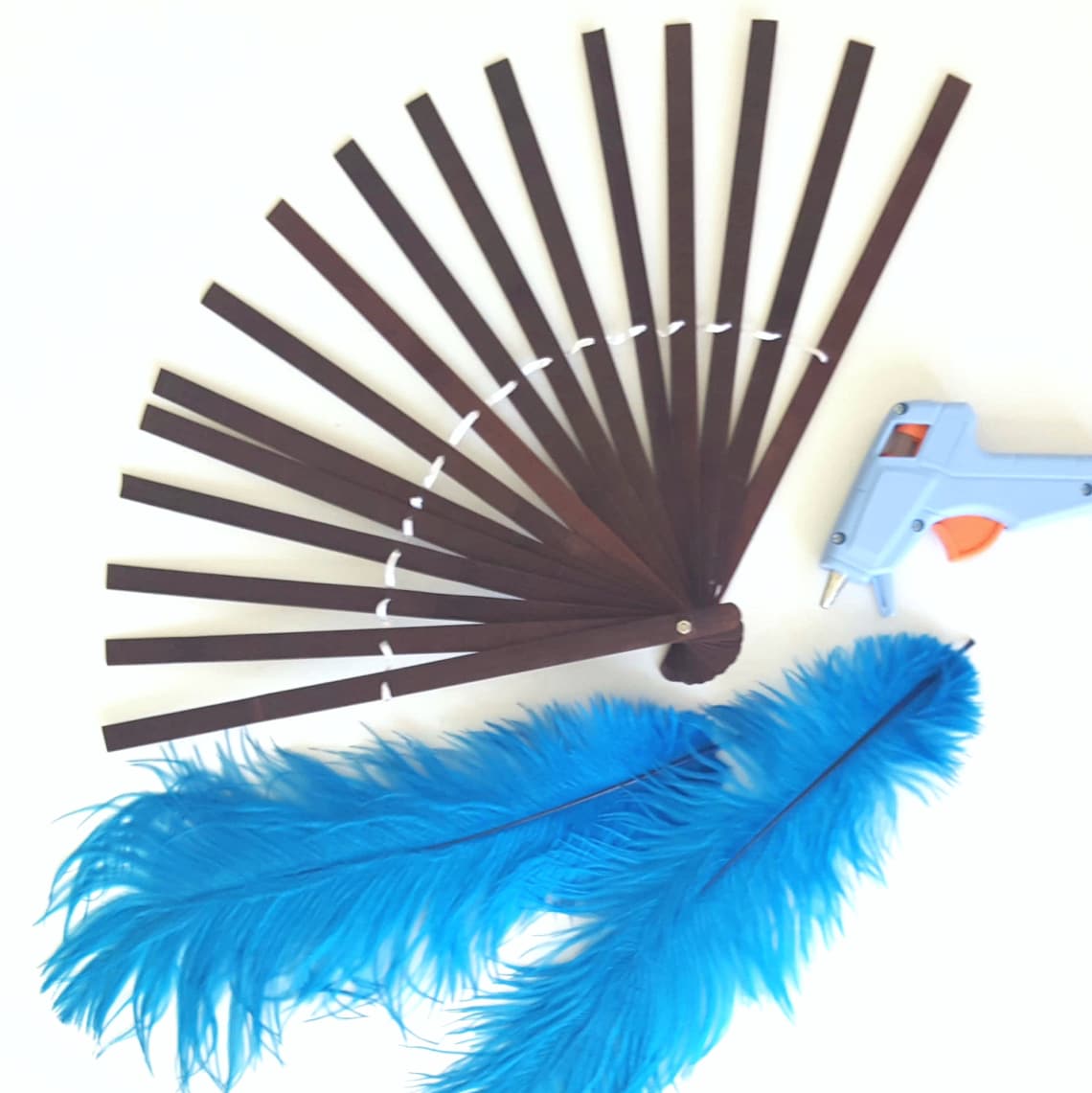 Blank Bamboo Feather Stave - DIY Your Own Feather Fan ZUCKER® STAVE/B ...