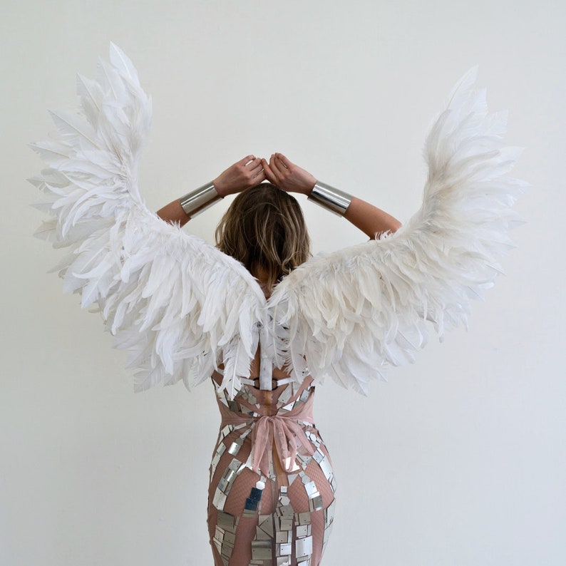 Deluxe White Phoenix Feather Wings Extra Large White Dove - Etsy