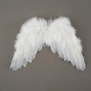 Small Angel Wings, Little Cherub Wings, Child & Infant Feather Angel ...