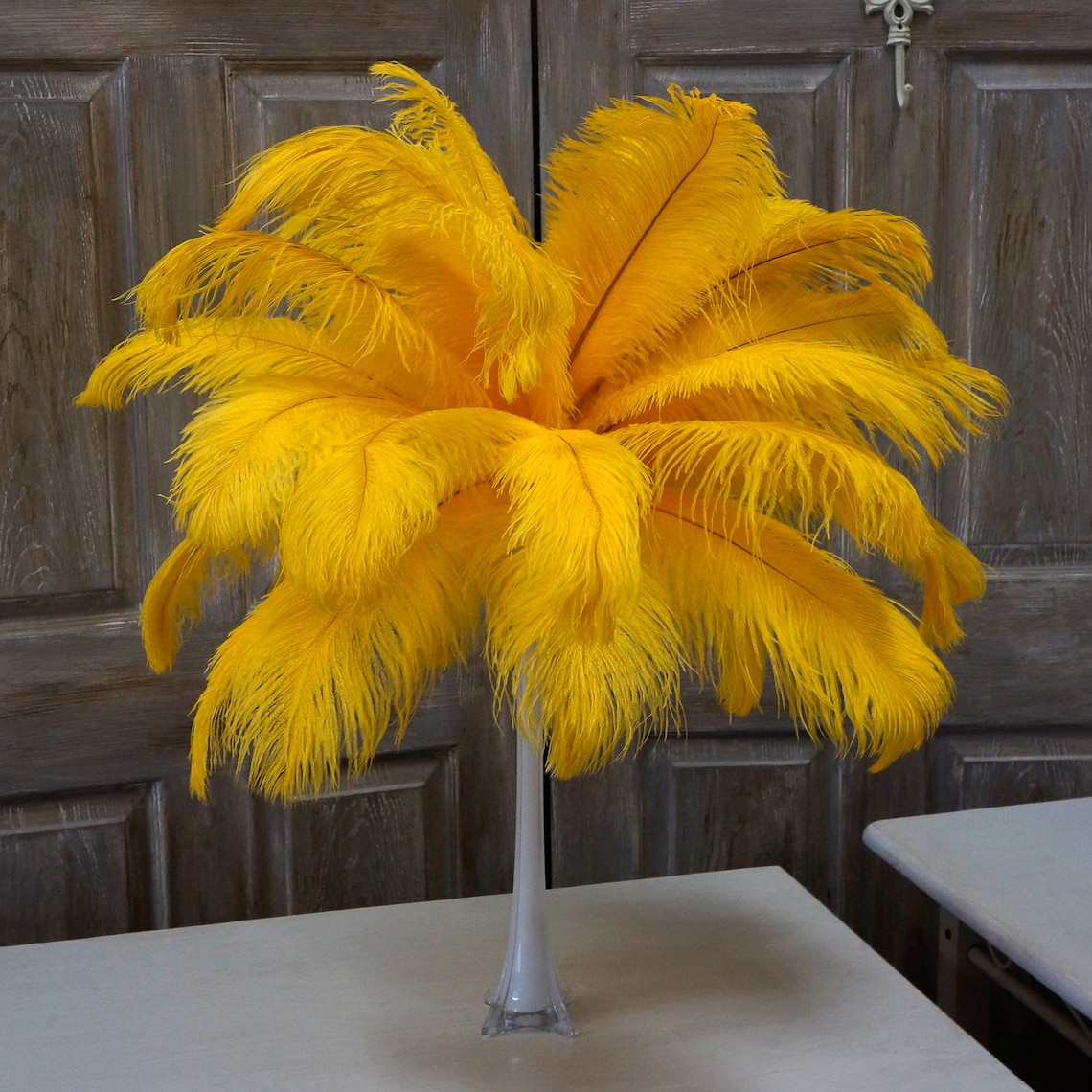 Ostrich Feathers 17-20 GOLD 1 to 25 Pcs Ostrich | Etsy