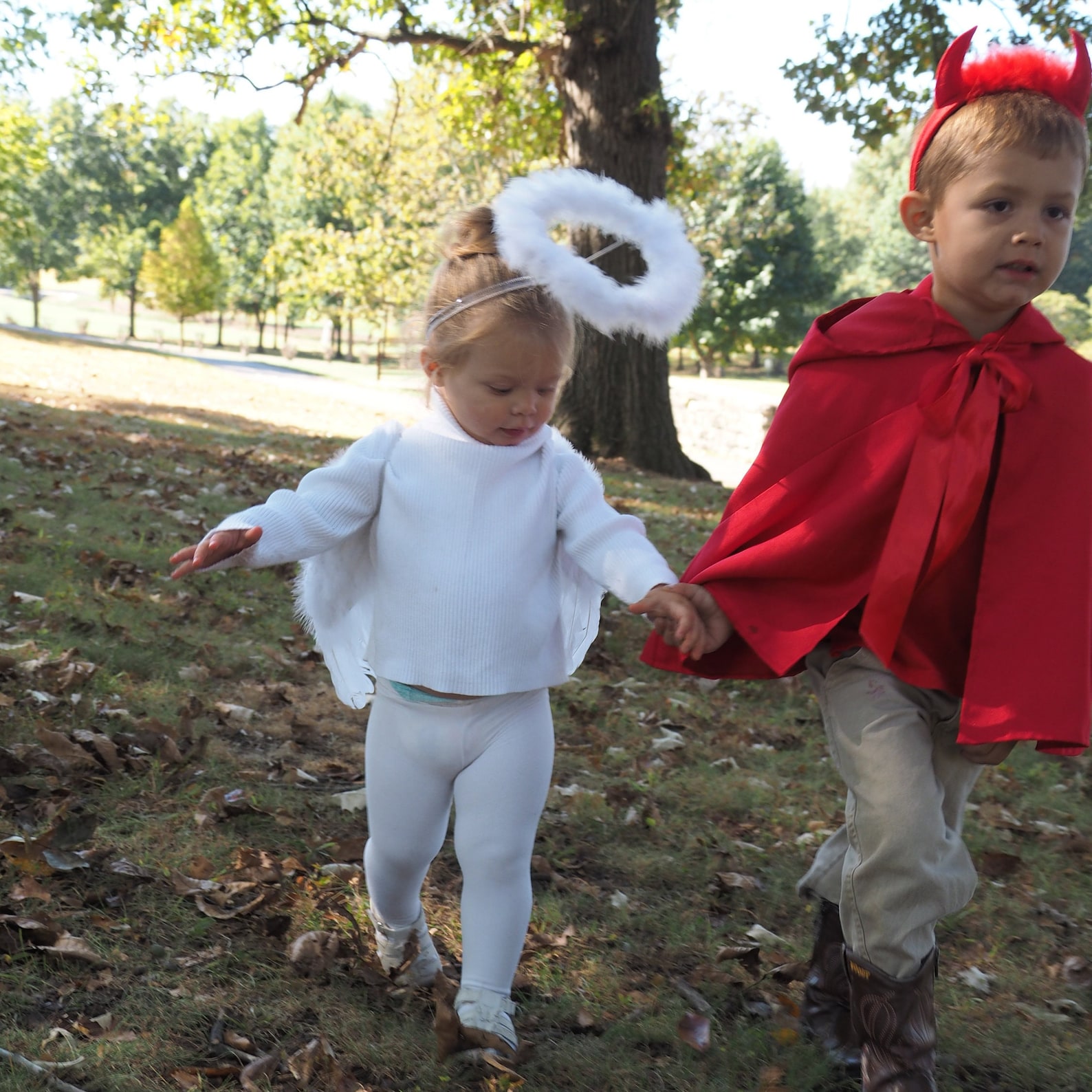 White Angel Feather Wings & Halo Costume Set, Small Child Size White ...