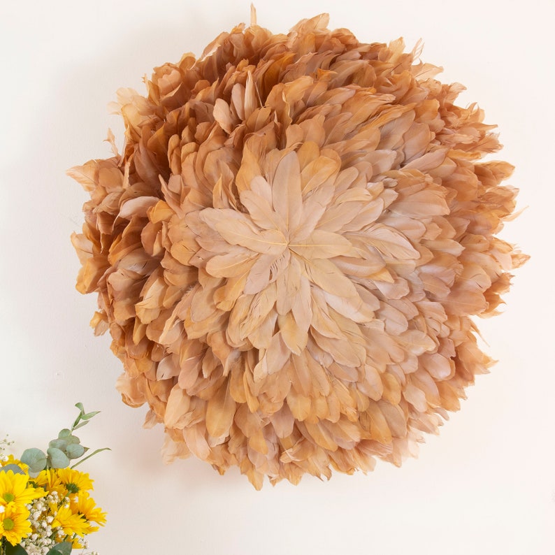 Large Unique Decorative Feather Wall Art, Feather Art Inspired by ...