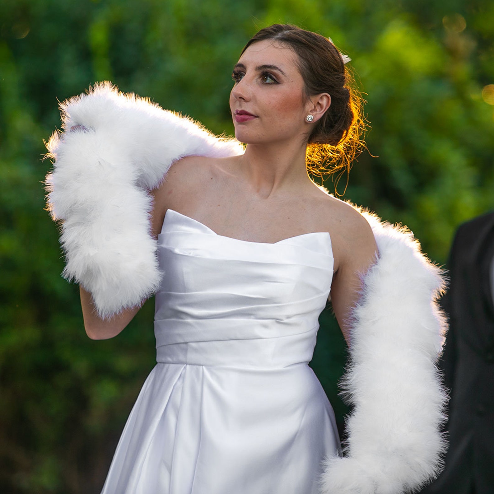 Deluxe White Marabou Feather Boa, Extra Full Luxurious Marabou Boa for ...