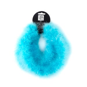 Marabou Feather Craft Boas, 15 Gram Lt. Turquoise Marabou Boa, 2 Yards ...