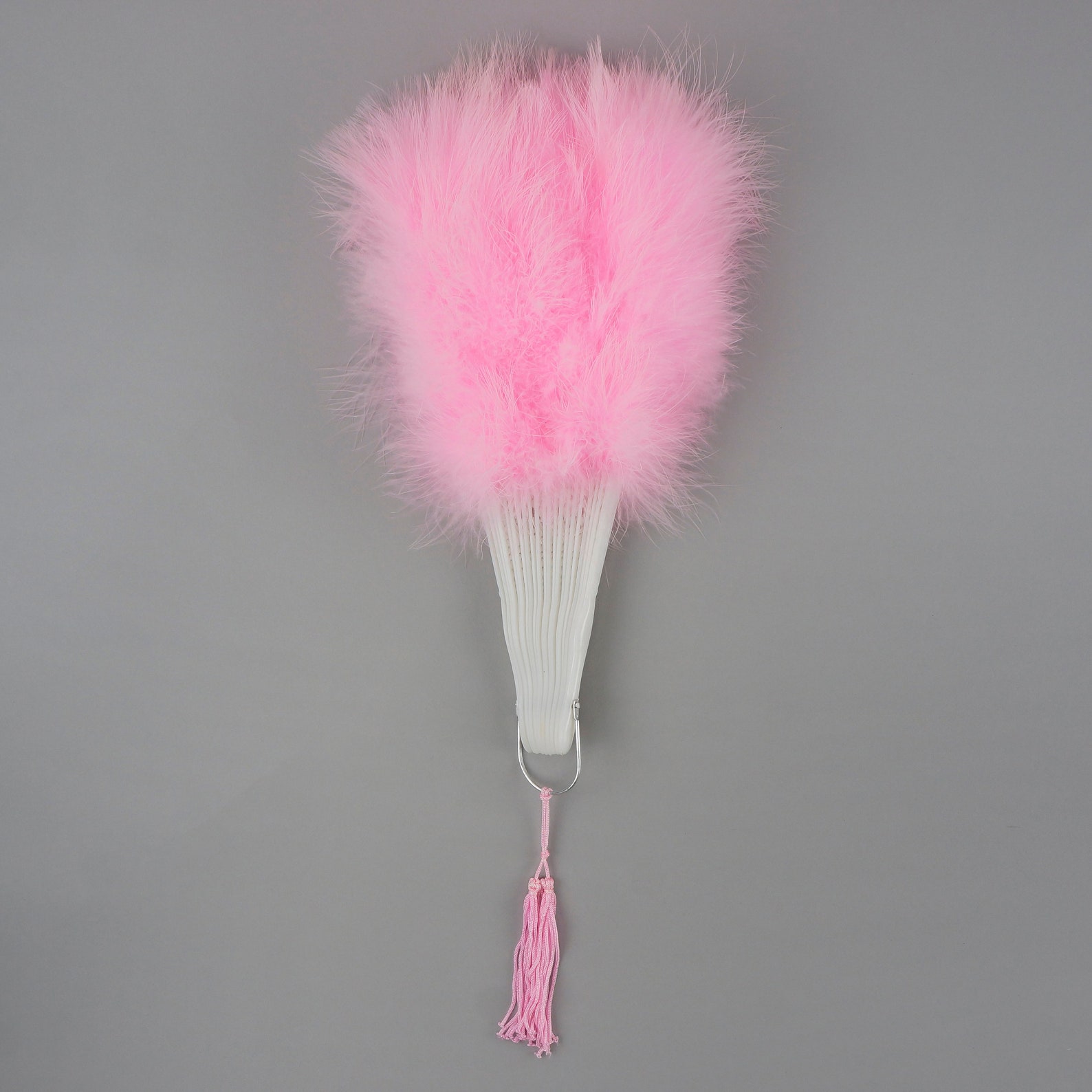 Candy Pink Feather Fan Small Marabou Feather Fan Cheap | Etsy