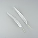 9-12" SILVER Gilded Goose Pointer Feathers 12 Pieces - for Arts ...