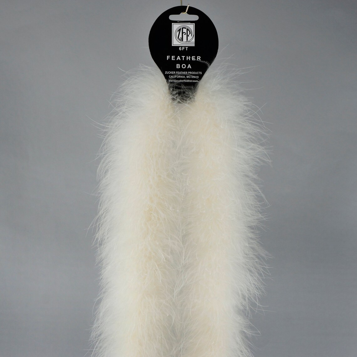 IVORY Marabou Feather Boa Heavy Weight 25 Gram 2 Yards for DIY Art ...