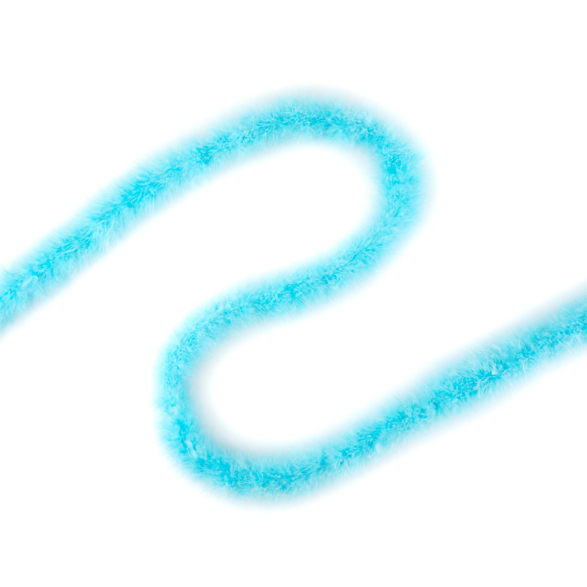 Marabou Feather Craft Boas, 15 Gram Lt. Turquoise Marabou Boa, 2 Yards ...