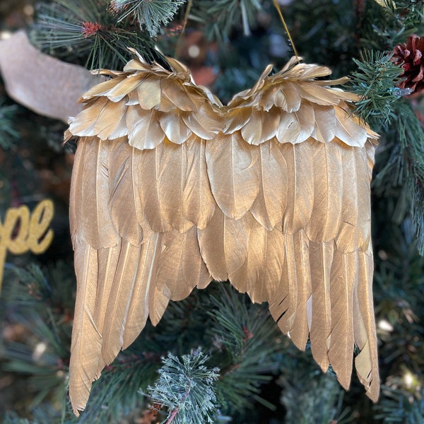 Gold Angel Ornaments - Etsy