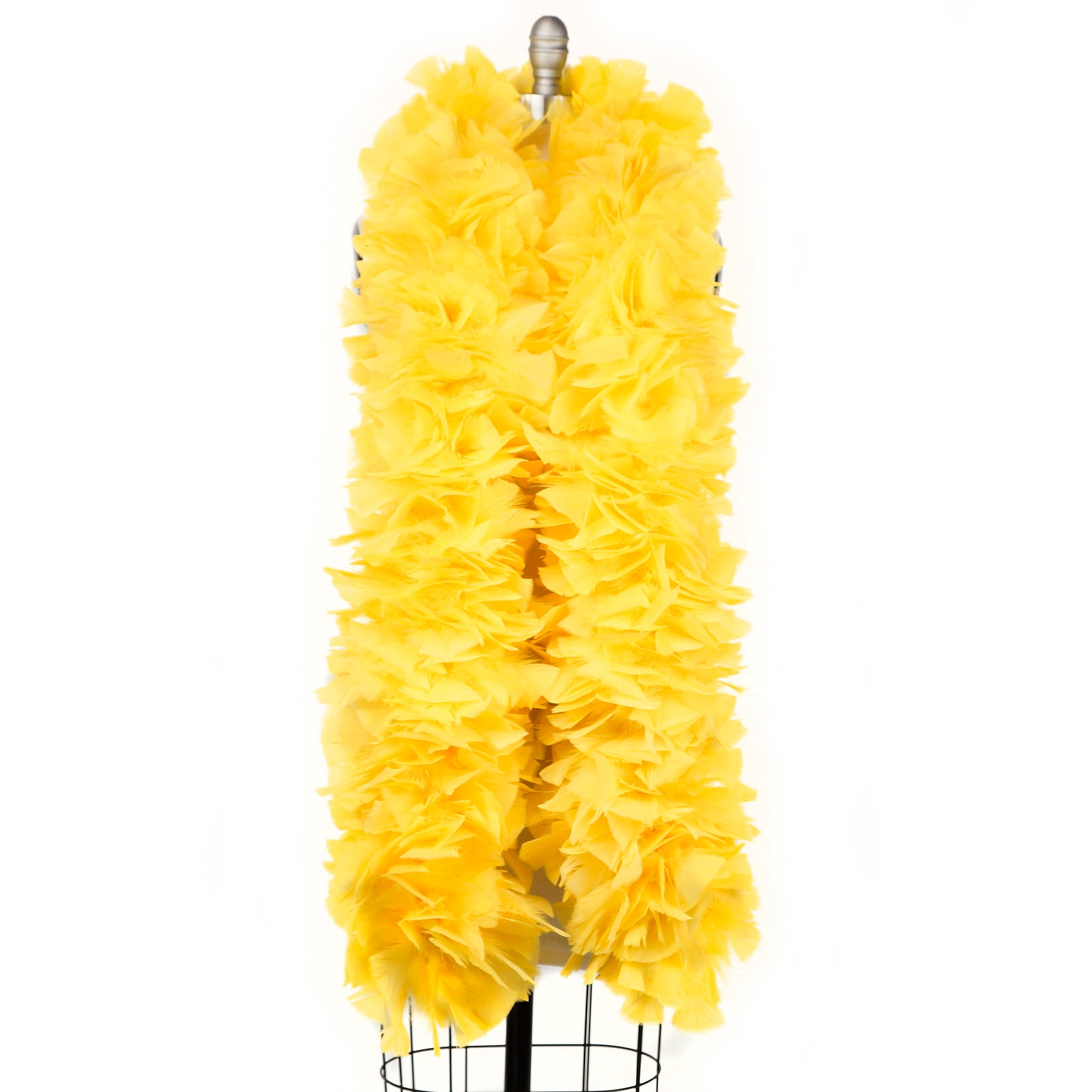 YELLOW Turkey Feather Boa Large Economy Feather Boa for | Etsy