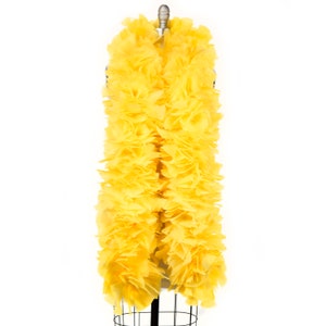 YELLOW Turkey Feather Boa Large Economy Feather Boa for | Etsy