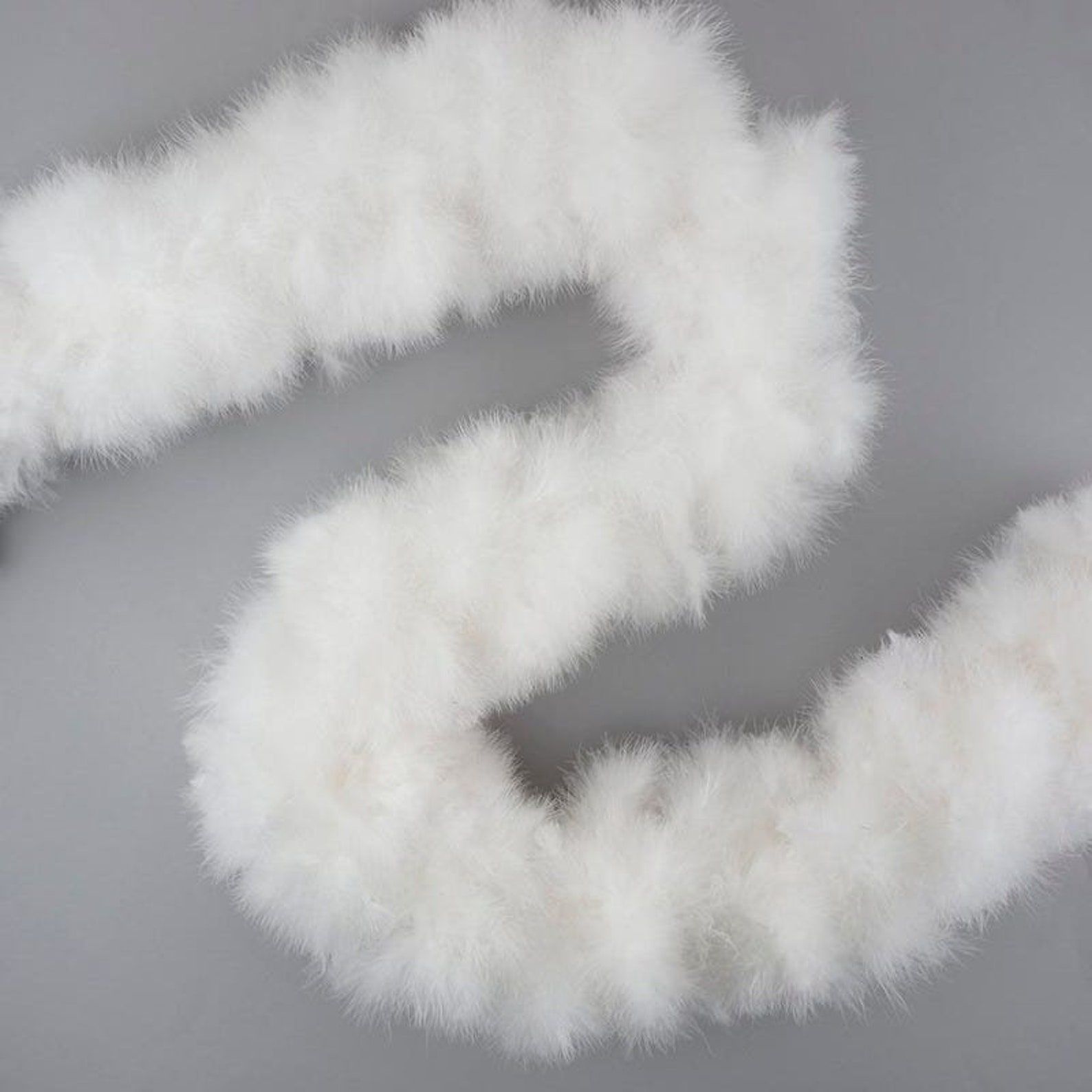 Deluxe WHITE Marabou Feather Boa Extra Full Luxurious - Etsy