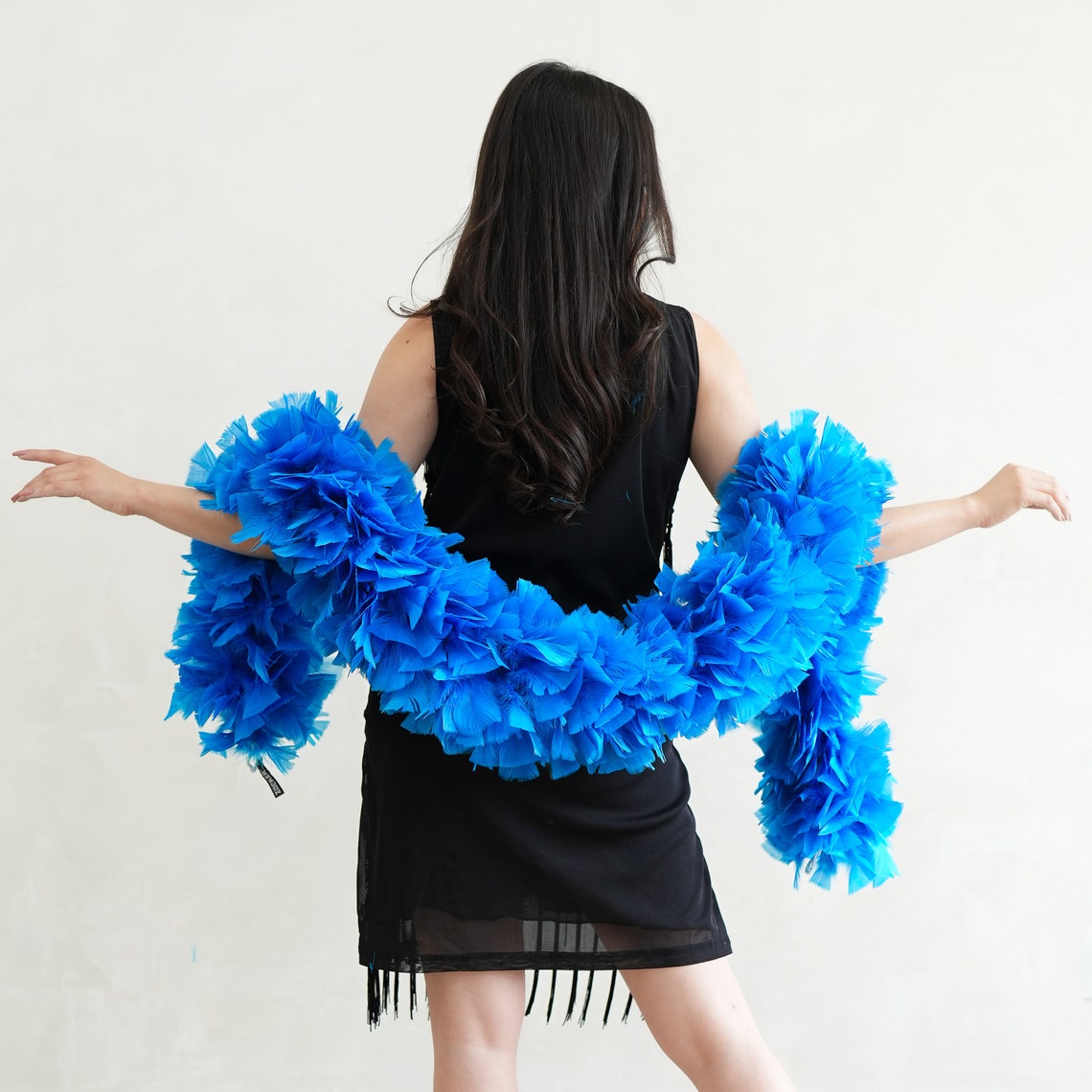 DARK TURQUOISE Turkey Feather Boa - Large Economy Feather Boa for ...