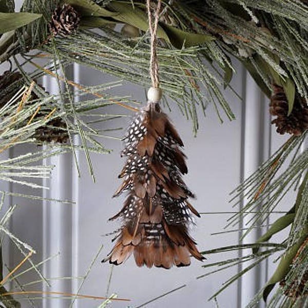 Pheasant Feather Christmas Tree Topper - Etsy