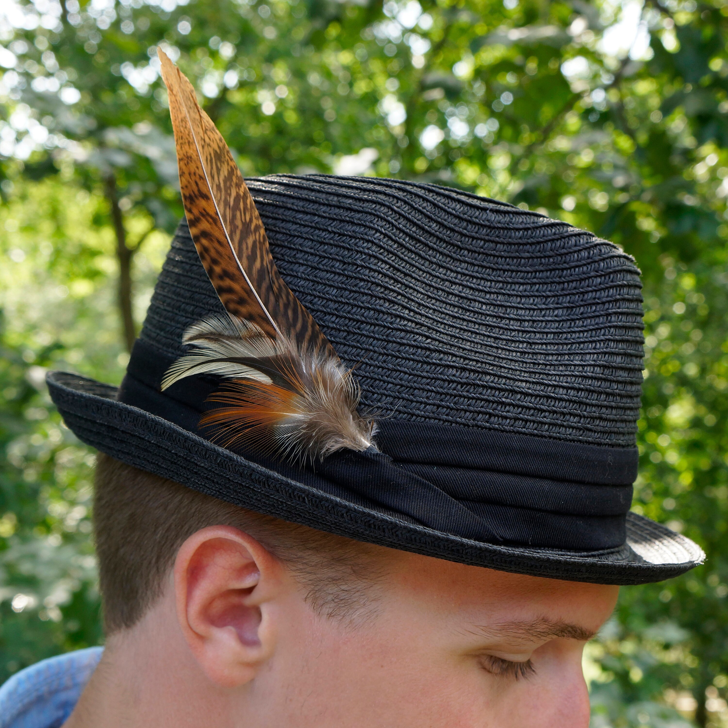 Feather Hat Or Lapel Trim ZUCKER Feather Place Original Designs Feather Hat Or Lapel Trim ZUCKER Feather Place Original Designs