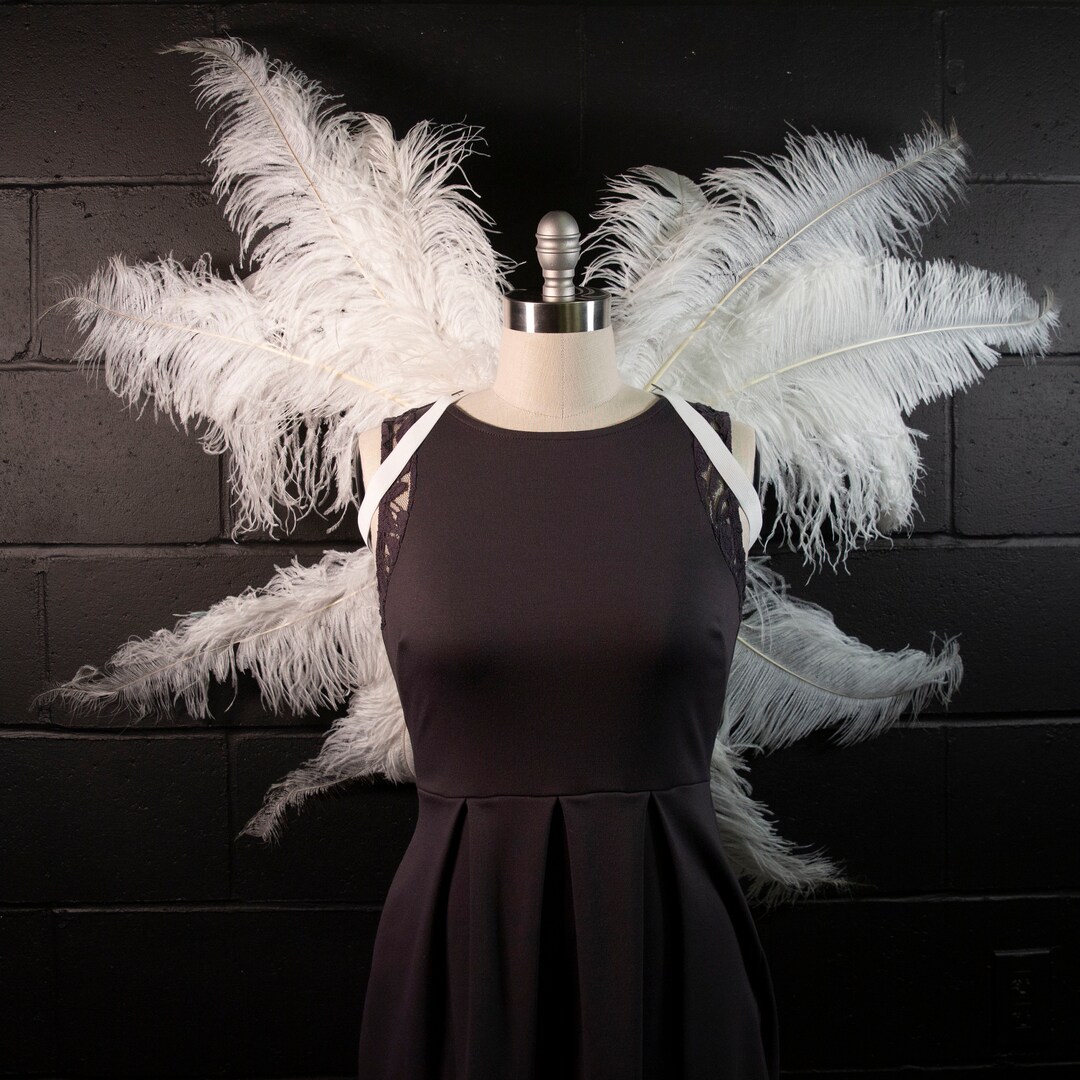 Custom Ostrich Feather Wings, Fantasy Costume Accessory, ZUCKER ...
