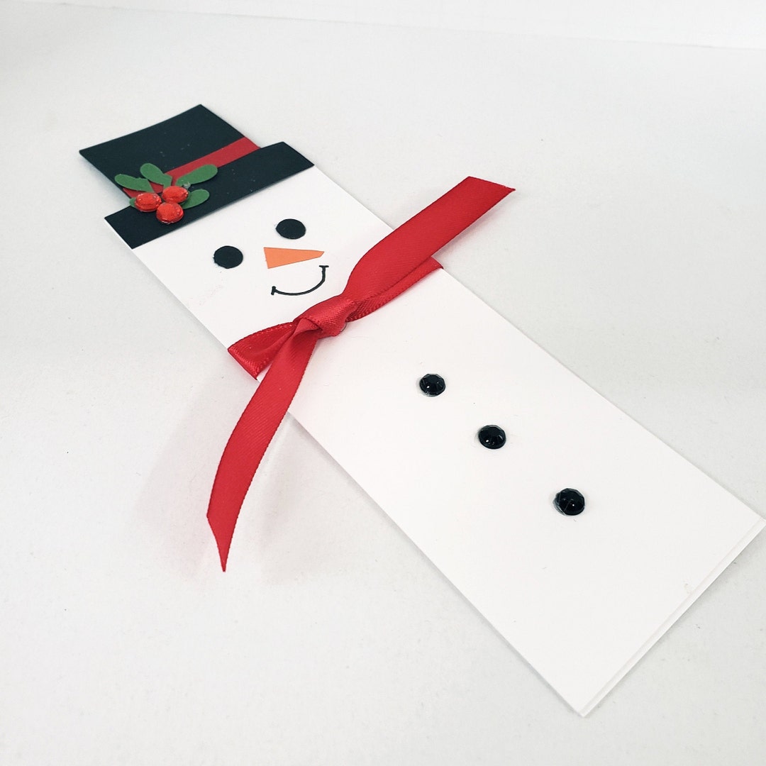 Snowman Bookmark Holiday Bookmark Christmas Gift Stocking Stuffer Book ...