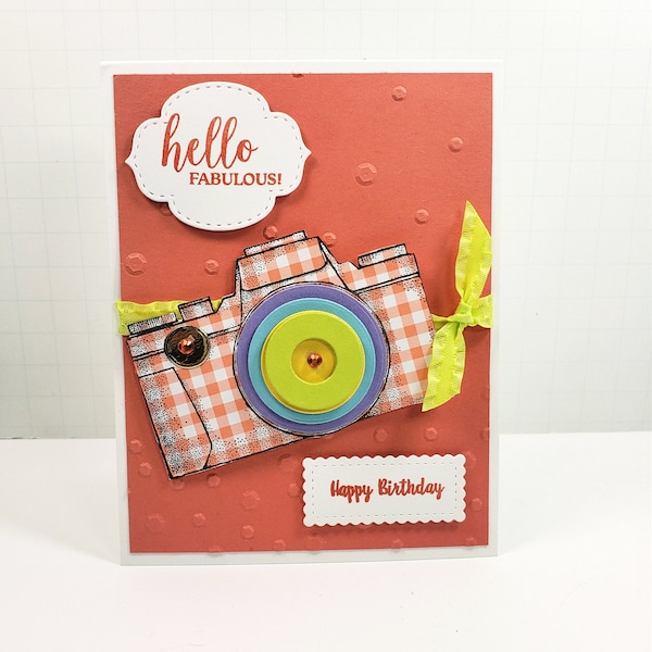 Camera Happy Birthday Card - Etsy