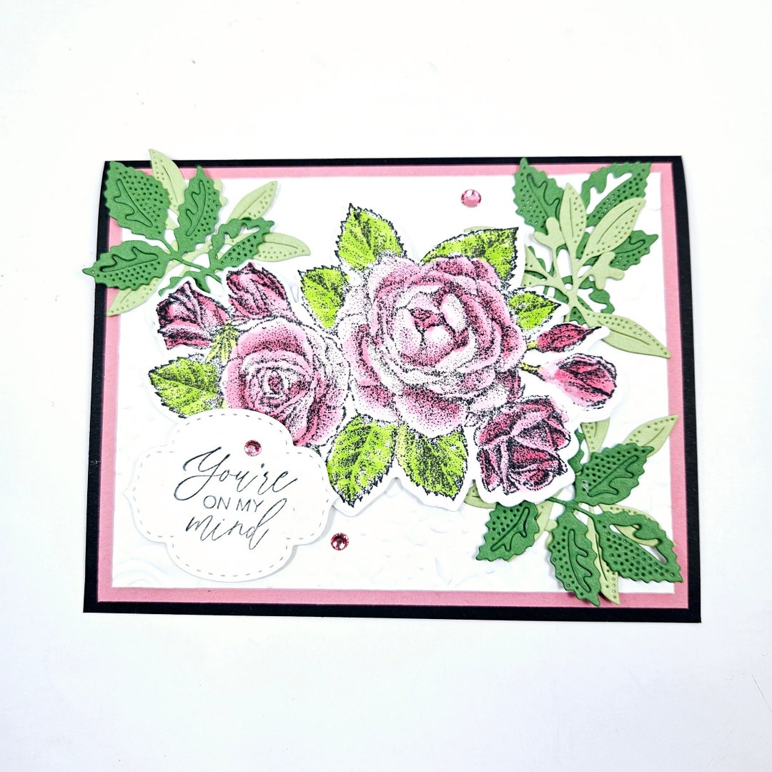 Sympathy Card - Floral Sympathy Card - Sorry for Your Loss - Roses ...