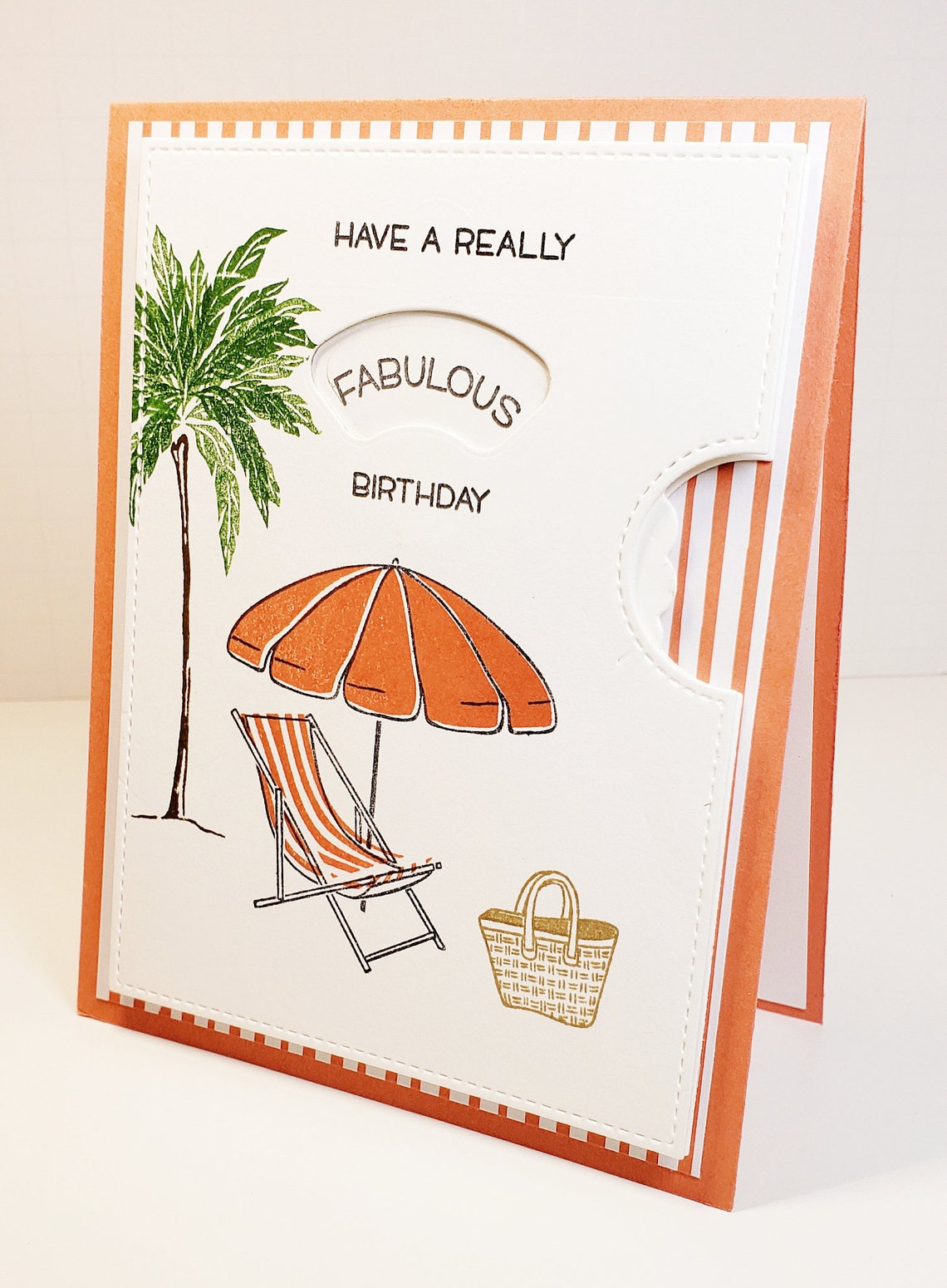 Birthday Card Interactive Birthday Card Coastal Birthday | Etsy