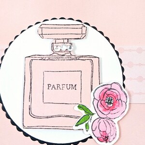 Note Cards - Feminine Note Cards - Perfume Bottle Note Cards - Set of ...