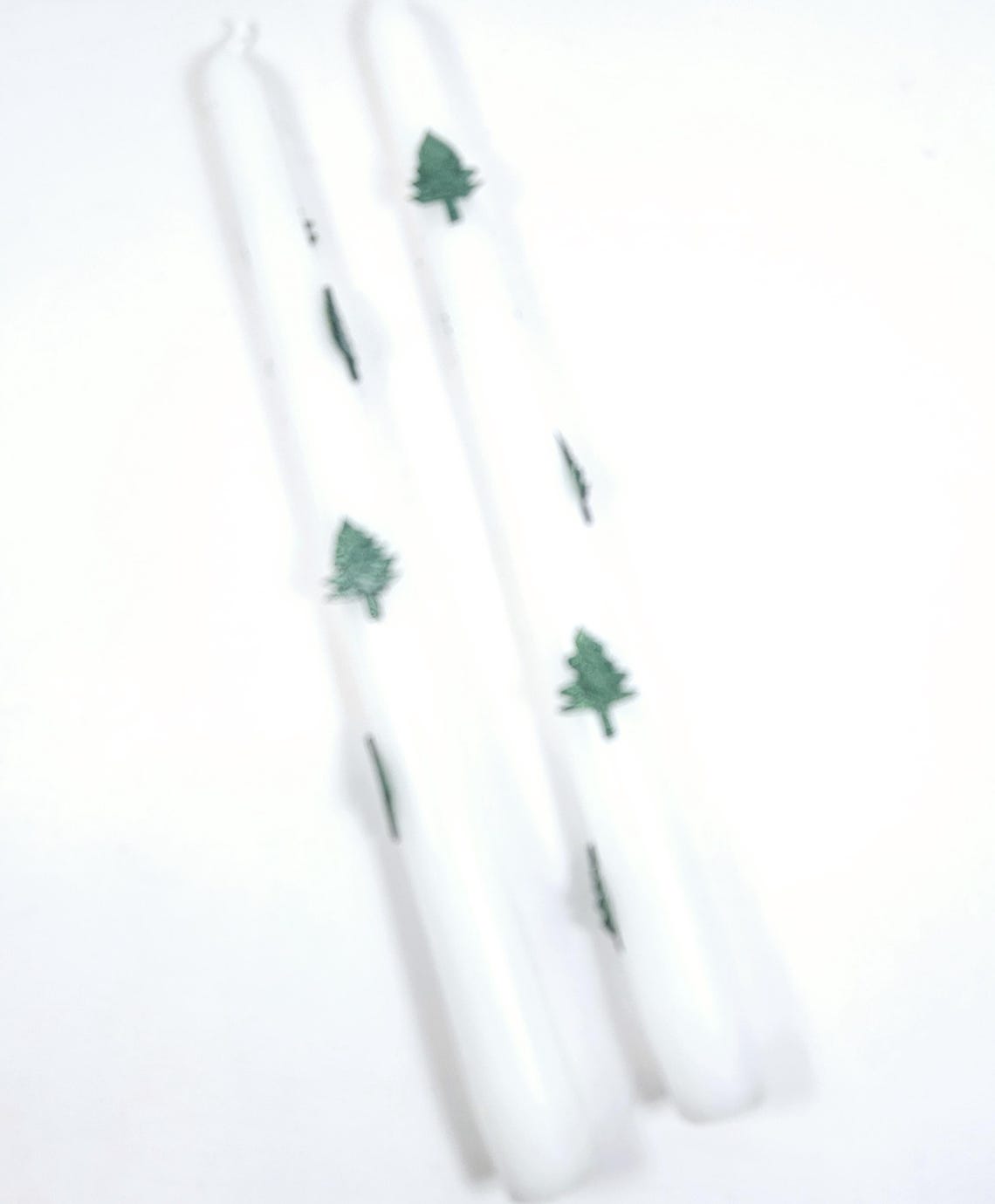 Tapered Candles - Tree Tapered Candles - Holiday Candles - Embellished ...