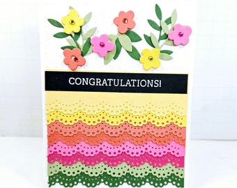 Rainbow Bunting Congratulations Cute Rainbow Congratulations - Etsy